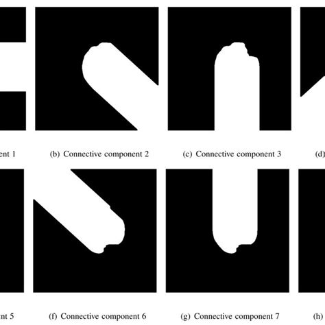 The Components Of The 8 Connective Component Analysis Download Scientific Diagram