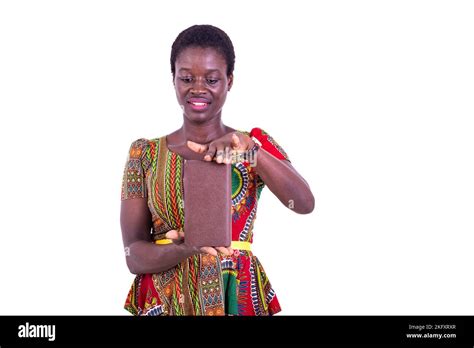 Portrait Of A Beautiful Young Woman Wearing Traditional Loincloth