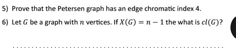 Solved Let G ﻿be A Graph With N ﻿vertices If Xgn 1 ﻿the