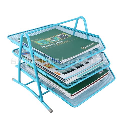 Metal Mesh Paper Document Tray Organizer Sliding File Storage Iron Rack