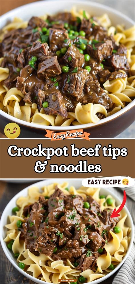Crockpot Beef Tips Noodles Artofit