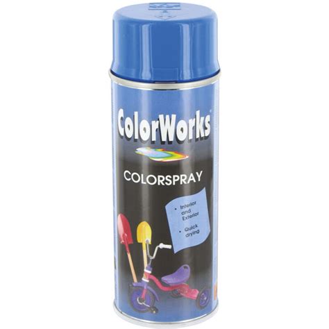 Pintura En Aerosol Brillante De 400 Ml Color Azul Cie