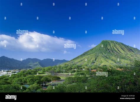Kohelepelepe Peak Rising 1207 Feet Koko Head Crater Hawaii Kai Oahu