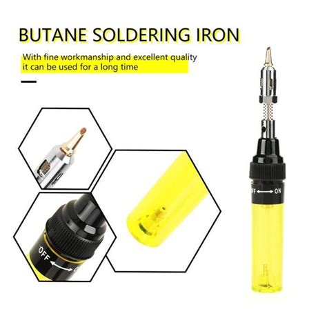 Fer à souder à gaz SALUTUYA Chalumeau butane pour soudage de