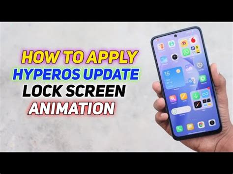 How To Apply HyperOS Update Lock Screen Animation Any Xiaomi Device S YouTube
