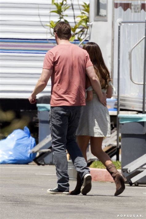Lea Michele And Robert Buckley Have Never Looked Happier On The Set Of