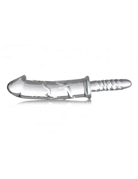 Master Series Battle Rammer Phallic Glass Thruster Clear