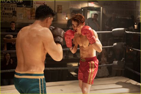 Kj Apa Faces Off Against Zane Holtz In New Shirtless Riverdale