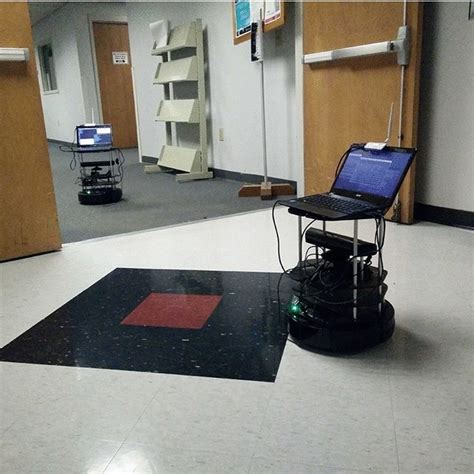 turtlebot 2 robots equipped with a wifi dongle deployed in the