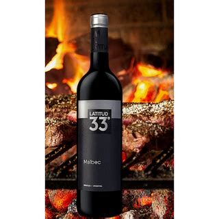 Vinho Argentino Latitude 33 Malbec 750 Ml Shopee Brasil