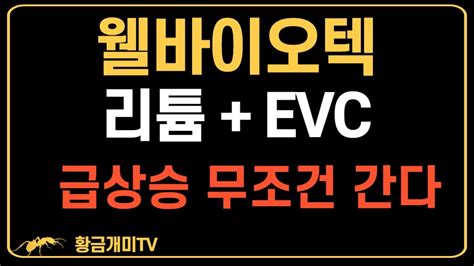 웰바이오텍 주가분석 중국 수주 상승 올라가준다 웰바이오텍 웰바이오텍목표가 2차전지 Youtube