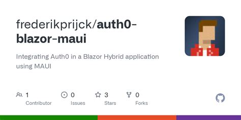 github frederikprijck auth0 blazor maui integrating auth0 in a
