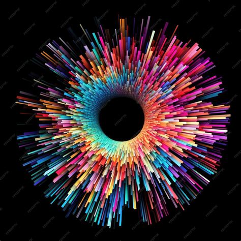 Premium Ai Image Cool Colourful Data Visualization A Stunning Display Against A White Background