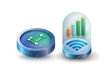 3d Ai Sensor And Quality Monitoring Icons Symbolize Ais Role In Quality Processes Perfect For