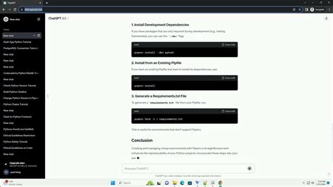Create Virtual Environment Python Pipenv Youtube