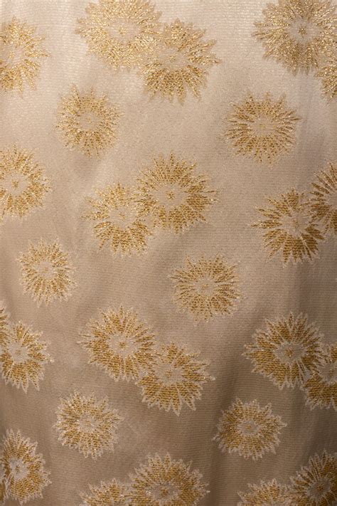 1950s Gold Satin Metallic Brocade Cocktail Dress Gem