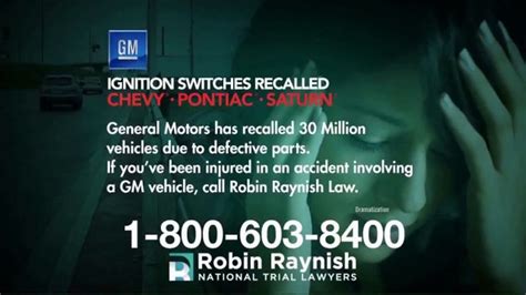 Robin Raynish Law Tv Commercial General Motors Recalls Ispot Tv