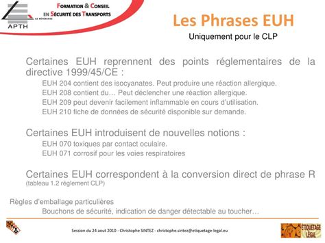 Ppt Journée Détude Session Règlement Clp Powerpoint Presentation Id 3624052