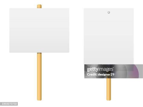 Protest Placard Vector Set High Res Vector Graphic Getty Images