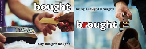 Bought OR Brought Learn English