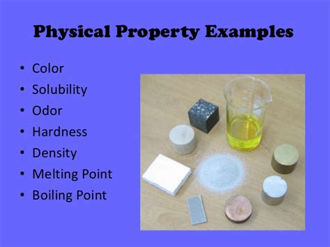 Physical Chemical Properties
