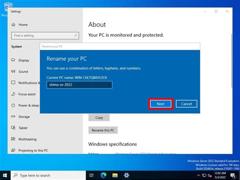 Windows Server Pc Name Host Name Change Procedure Shima System Academy