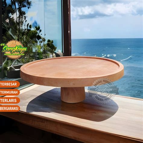Jual Rak Kue Kayu Cupcake Stand Tatakan Kue Tempat Kue Wood Cake Stand