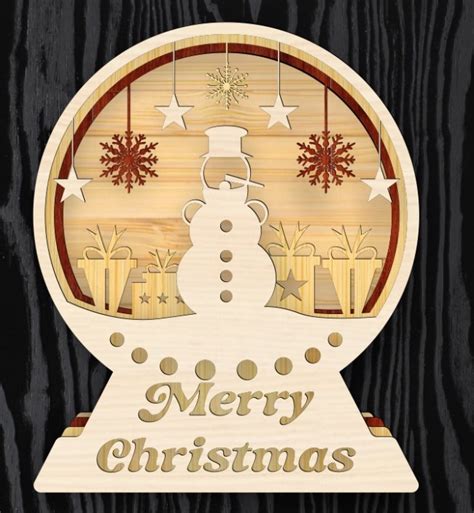 Christmas Globe 3d Model Vector Files