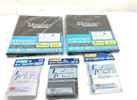 4ポケットアルバム × 2 カードプロテクター（ハード、ジュニア） × 3 メルカリ