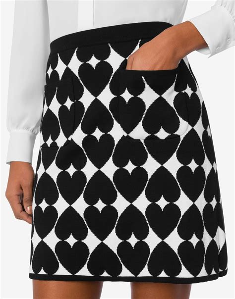 Minifalda Con Corazones Optical Comprar En Línea