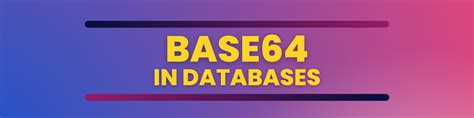 How To Encode And Decode Base64 In Mongodb B64encode
