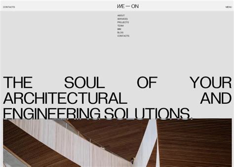 WE ON Clean And Minimal Website Navigation Clean Awwwards