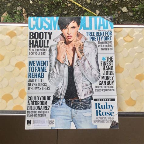 Ruby Rose Cosmopolitan Magazine Hobbies And Toys Books And Magazines