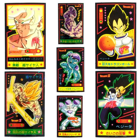 Promo Kartu Sticker Dragon Ballz Frieza Songoku Vegeta Original