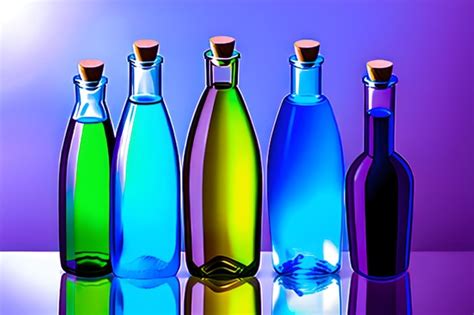 Premium Ai Image Glass Container Beverage Holder Container For