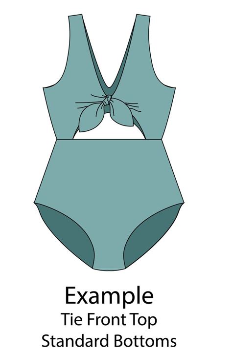 Customizable One Piece Swimsuit Sewing Pattern In 2024 Swimsuit