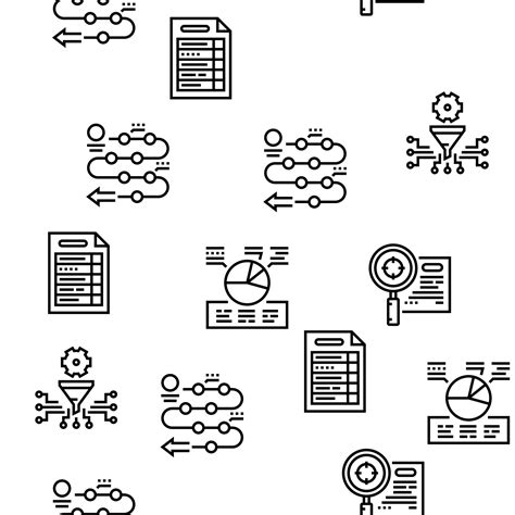 Planning Work Process Vector Seamless Pattern 10312068 Vector Art At Vecteezy