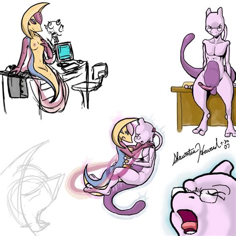Rule 34 2007 Anthro Breasts Color Cresselia Female Interspecies Male