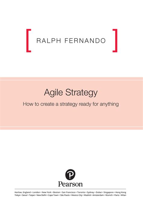 Title Page Agile Strategy Book