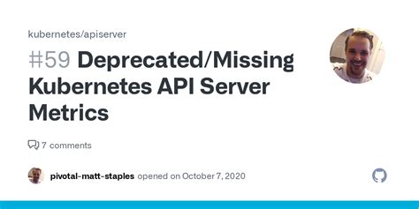 Deprecatedmissing Kubernetes Api Server Metrics · Issue 59