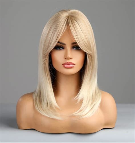Long Blonde Wig Blonde Bob Wig Blonde Ombre Short Bob Wigs Long