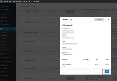 How To Edit Woocommerce Orders Store Manager For Woocommerce New Experience In Site Management