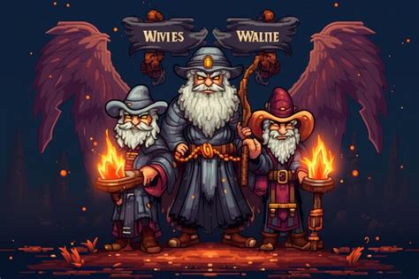 Premium Ai Image Wise And Powerful Wizards Generative Ai