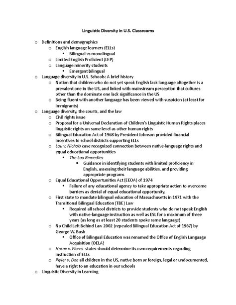 Textbook Ch 6 Notes Affirming Diversity The Sociopolitical Context