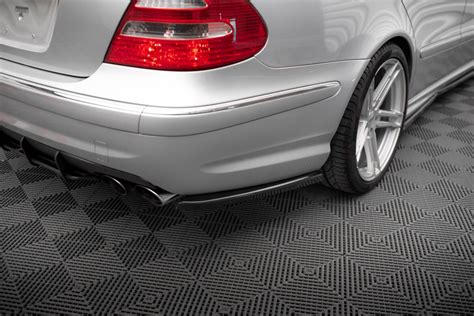 Heck Ansatz Flaps Diffusor Für Mercedes Benz E 55 Amg W211 Schwarz