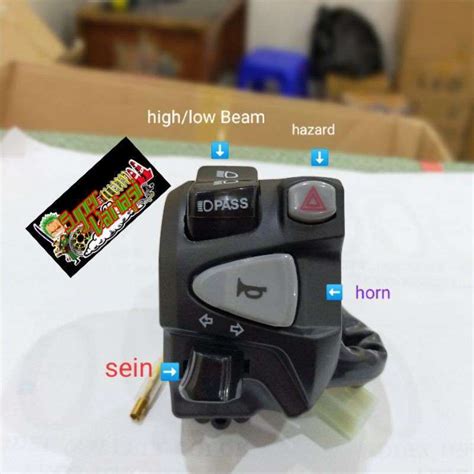 Promo SAKLAR KIRI HOLDER PCX VARIO CBR NMAX SAKLAR LAMPU KLAKSON SEN Diskon Di