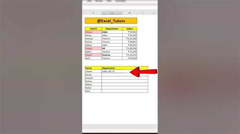 Bye Bye Vlookup Array Excelformula Viralshorts Youtube