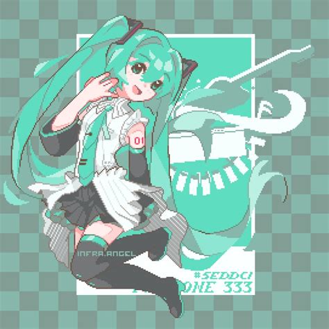 Hatsune Miku Vocaloid Drawn By Infra Angel Danbooru