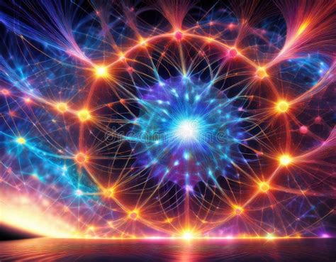 A Mesmerizing Fractal Pattern Resembling An Ai Neural Network With Nodes And Connections