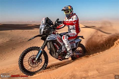 Cs Santosh Exits Dakar 2021 After A Crash Edit Ashish Raorane Too Team Bhp